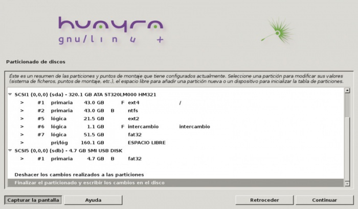 Instalar Huayra como único sistema operativo - Huayra