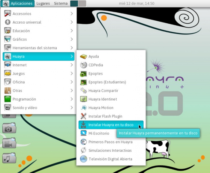 Instalar Huayra como único sistema operativo - Huayra
