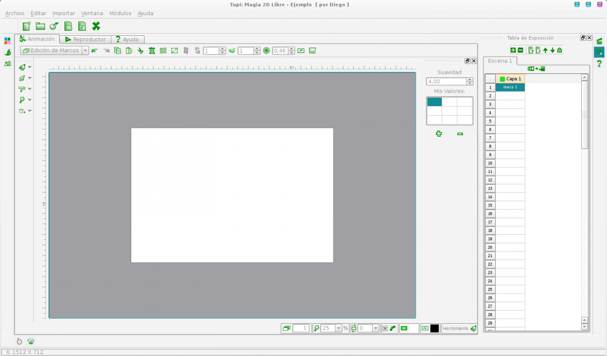 Tutorial de animación 2D con TUPÍ - Huayra